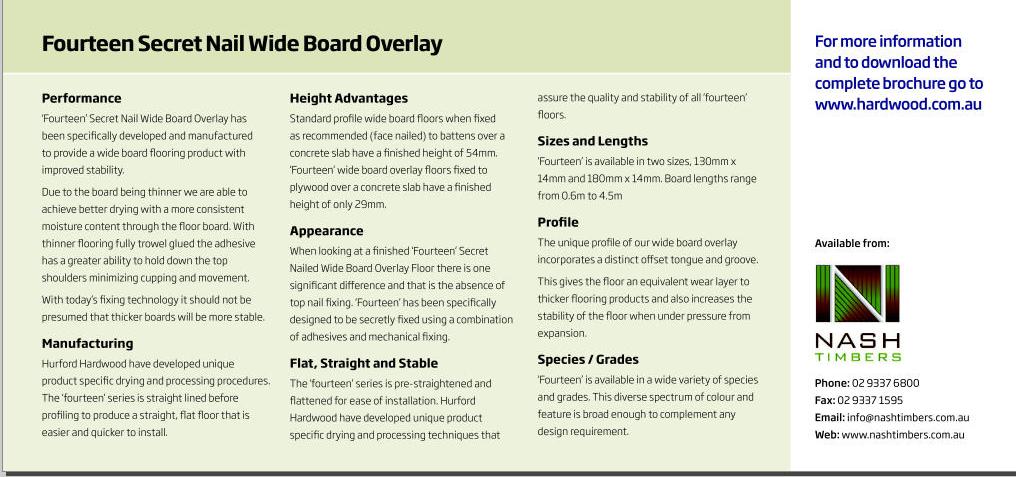 Nash Timbers Solid Overlay Hardwood Flooring - Timber Flooring Sydney ...